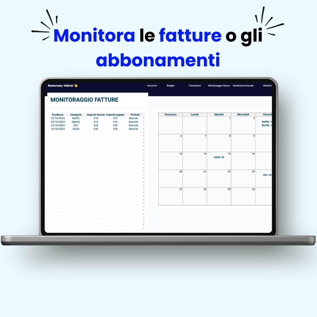 Modelli Excel per Gestione Budget e Spese | SimpleBudgetExcel